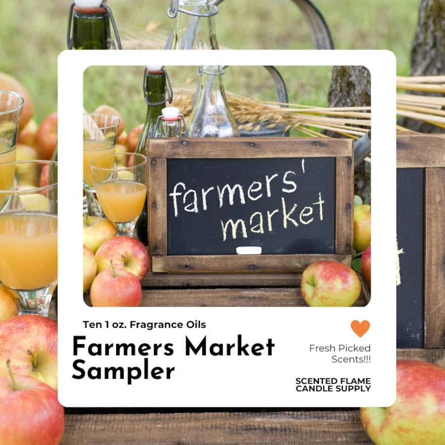 Farmers' Market Fragrance Oil Sampler – Scented Flame Candle Supply